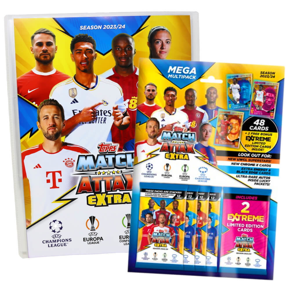 Topps Match Attax Karten Champions League Extra 2023-2024 - 1 Mappe ...