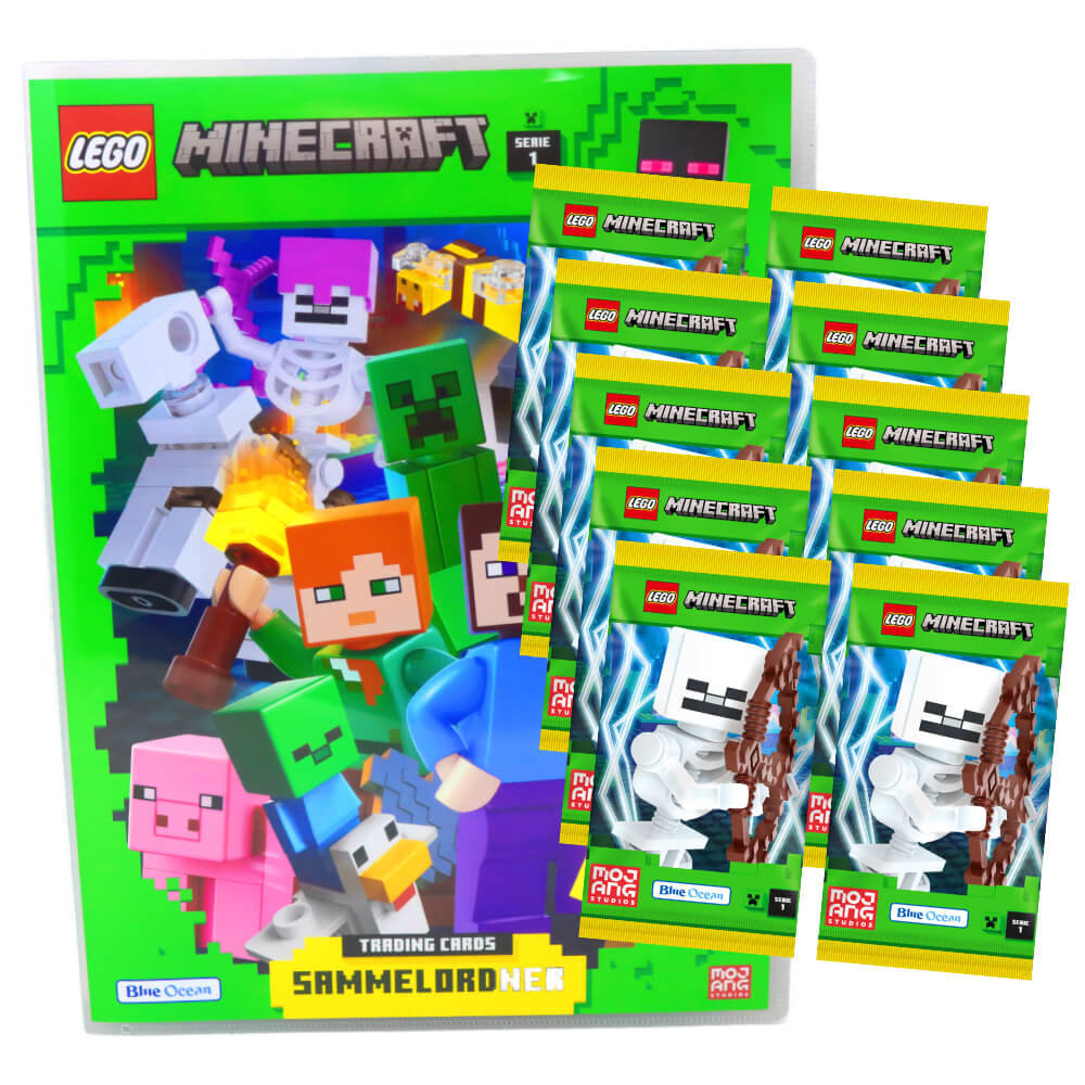 Lego Minecraft Karten Serie 1 - Sammelkarten Trading Cards (2024) - 1 ...