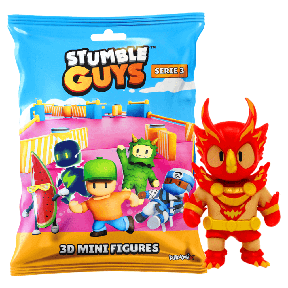 Stumble Guys 3D Sammelfiguren Serie 3 - Chrome Crystal - Figur 6. Pho ...