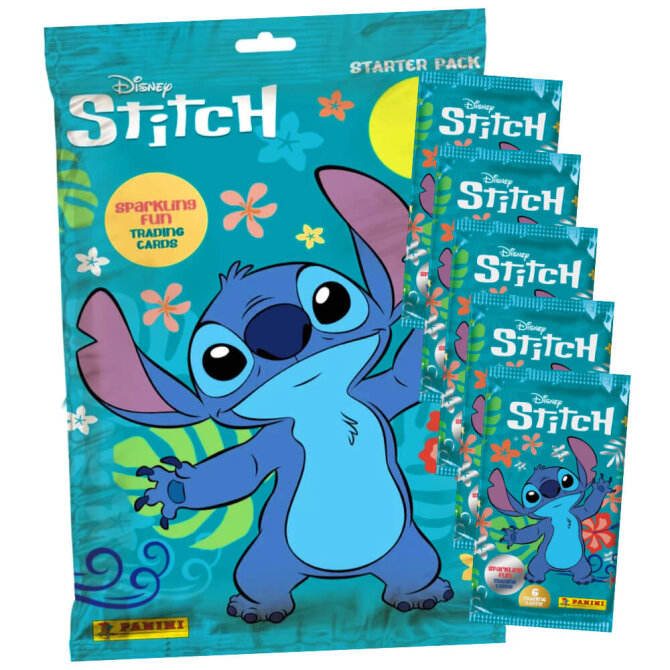 Stitch Karten - (2025) Stitch Trading Cards Sammelkarten - 1 Starter ...