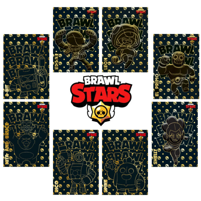 Brawl Stars Karten - Trading Cards Limited Edition - 8 LE Karten, 24,99