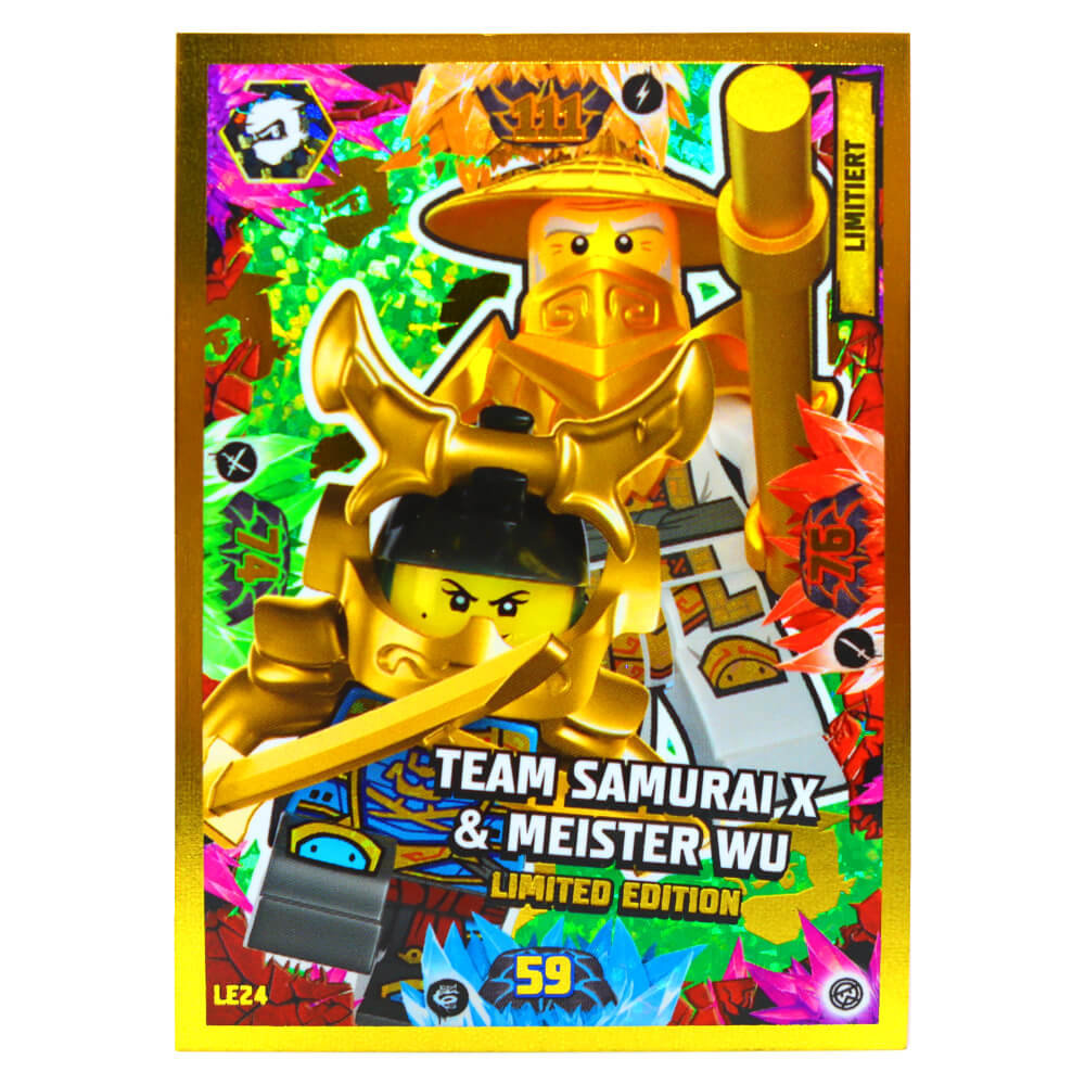 Lego Ninjago Karten Trading Cards Serie 8 - CRYSTALIZED (2023) - Gold ...
