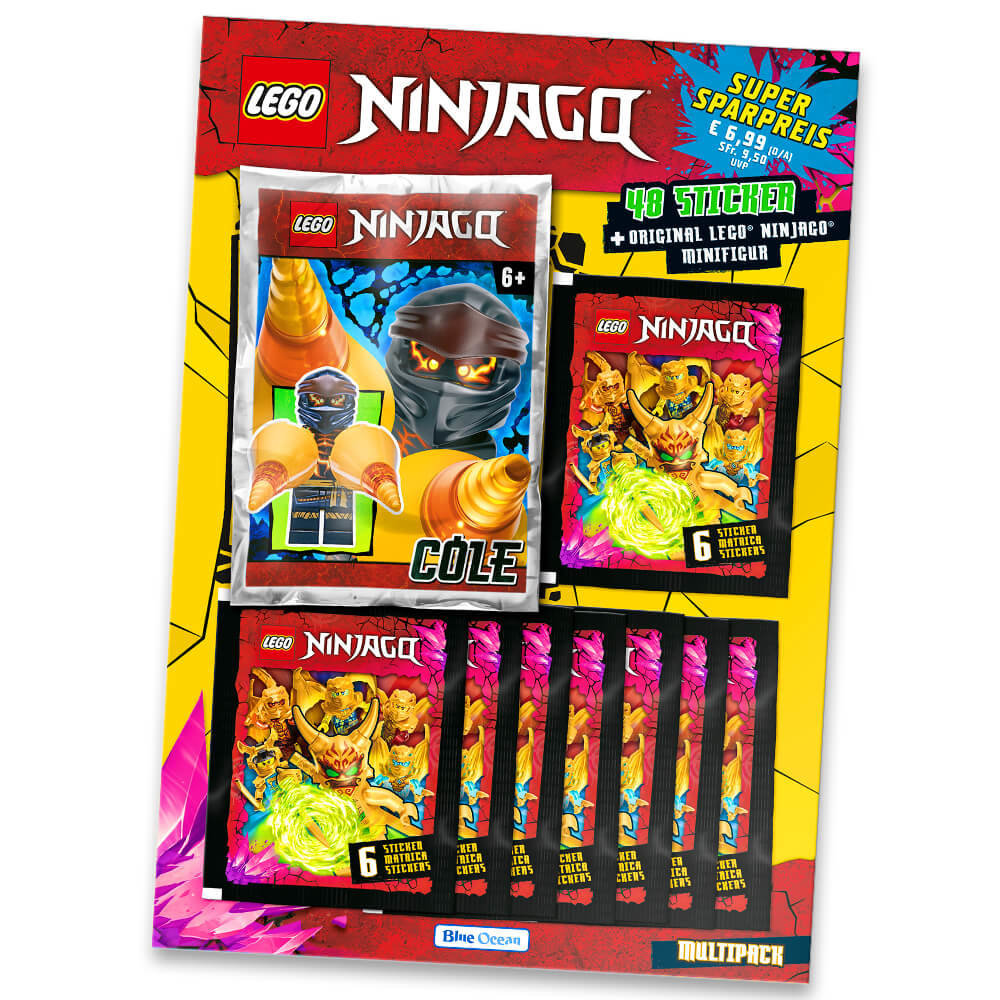 Lego Ninjago Sticker - Crystalized 2023 - Sammelsticker - 1 Multipack ...